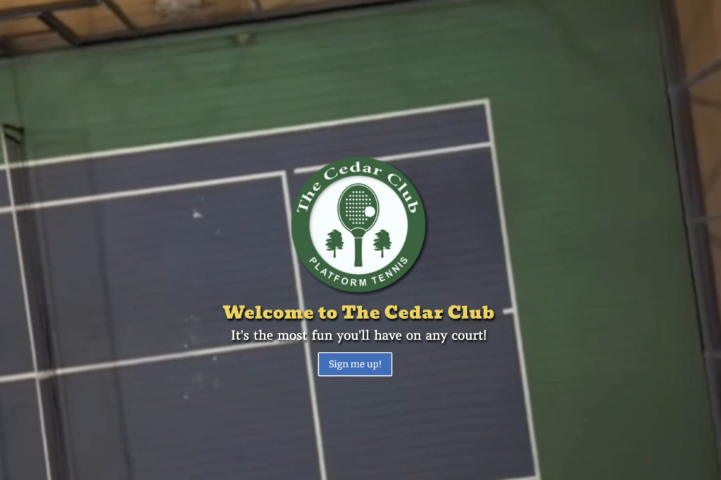 Upcoming tournaments announced - The Cedar Club